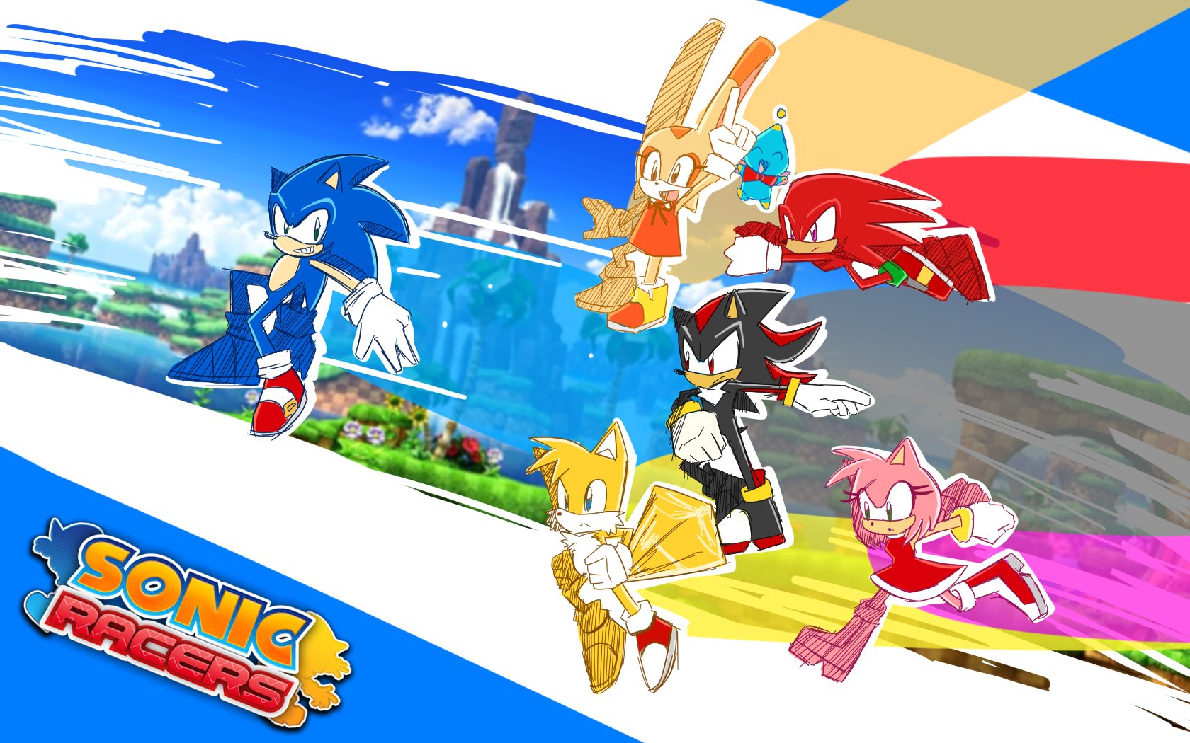 Take a look at the official Sonic Racers Artwork - Sonic Racers by ...
