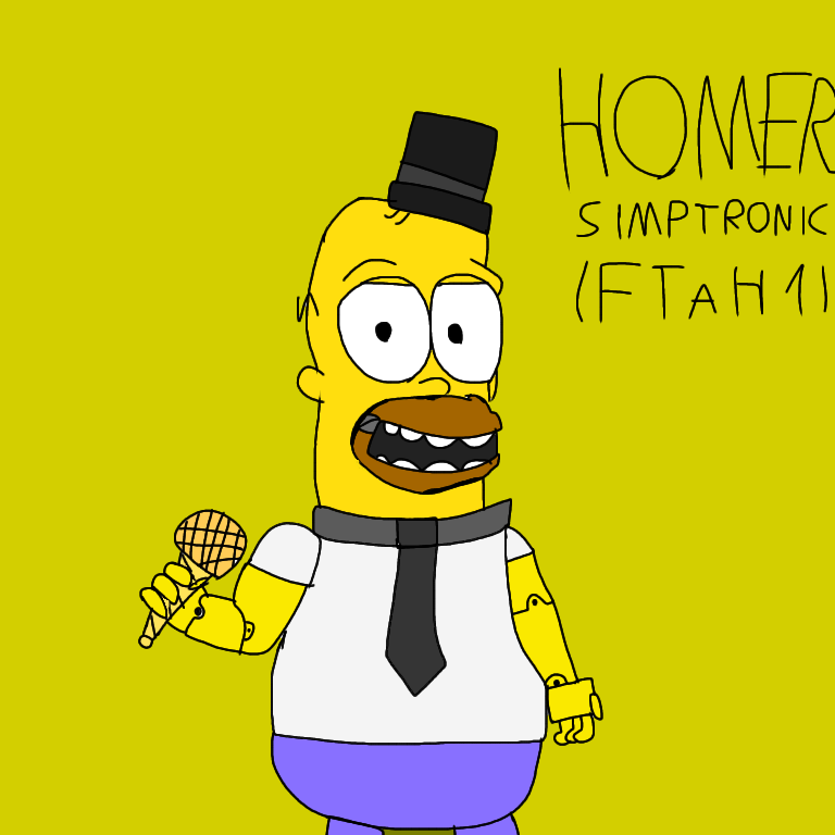 Fali Studios on Game Jolt: "I drawed Homer Simptronic from FTaH 1 ...