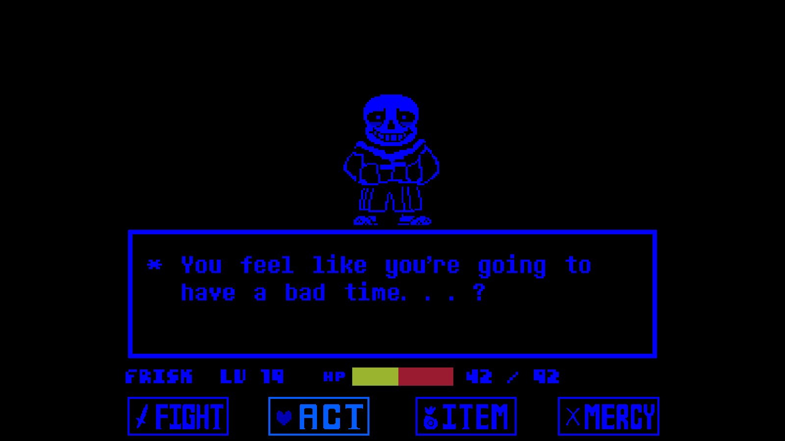 AlterEgosLab on Game Jolt: "NEGATALE - SANS FIGHT..."