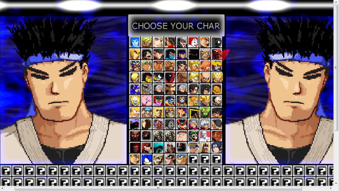 So the Mugen game is still in developpement, so now here's 2 versio ...