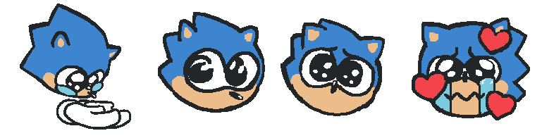 Tigersonalex on Game Jolt: "Made some Sonic emotes"