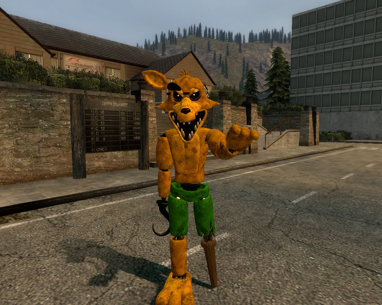 hectorplay81 on Game Jolt: "Withered Golden Foxy/Fang (read the comments)"