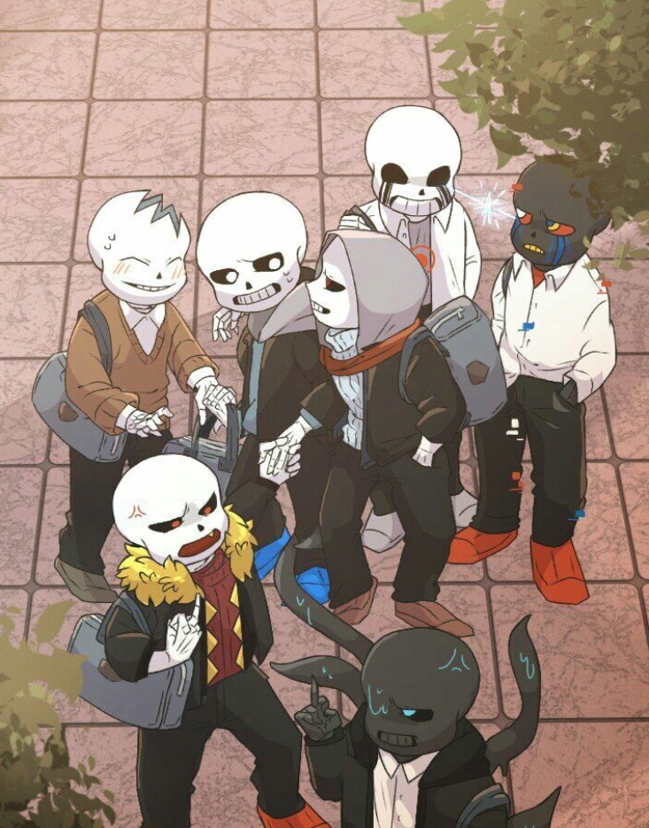 AnimeTale on Game Jolt: "HS Bad guys Sans group"