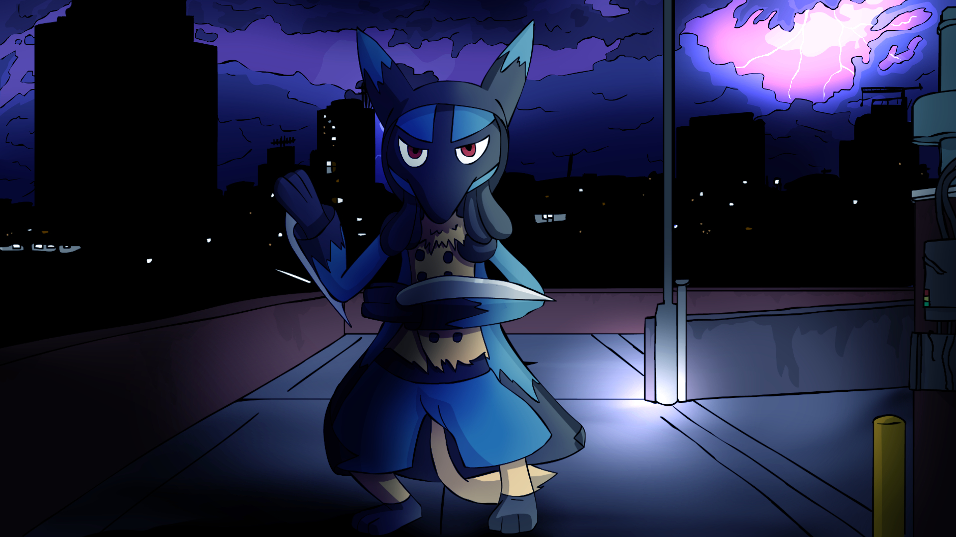 Sociallyawkwardshya on Game Jolt: "Here is a Dark Type Lucario, I ...