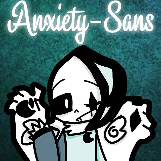 SamiiRemyArtzz on Game Jolt: "Anxiety-Sans! Its my First Au Sans Design ...