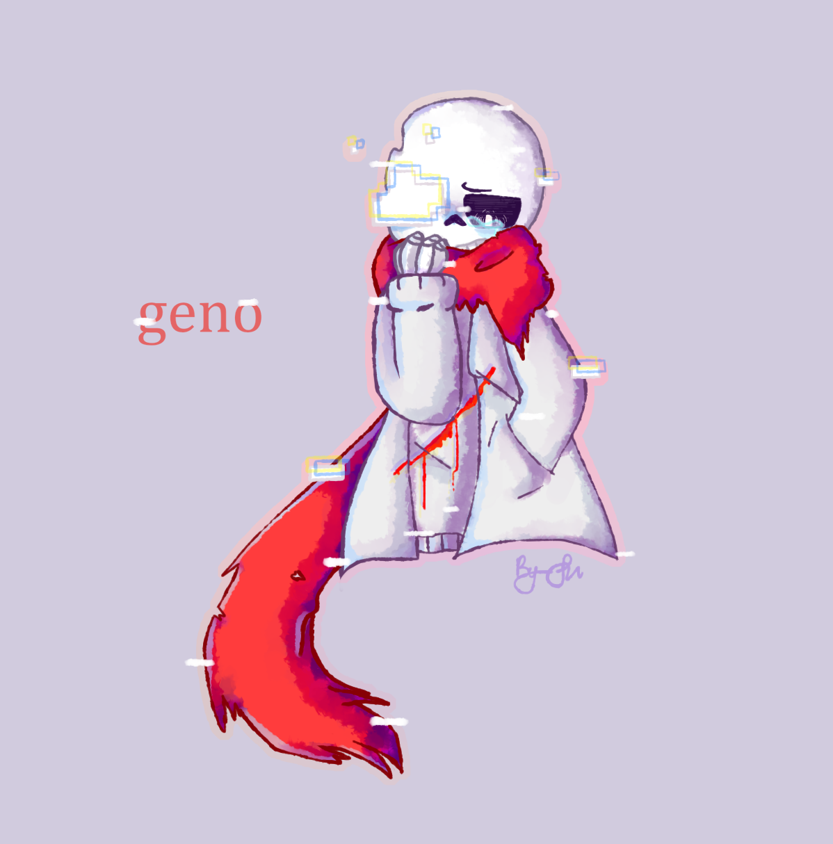 sunayk on Game Jolt: "I drew another drawing of Sans in Aftertale. Poor ...