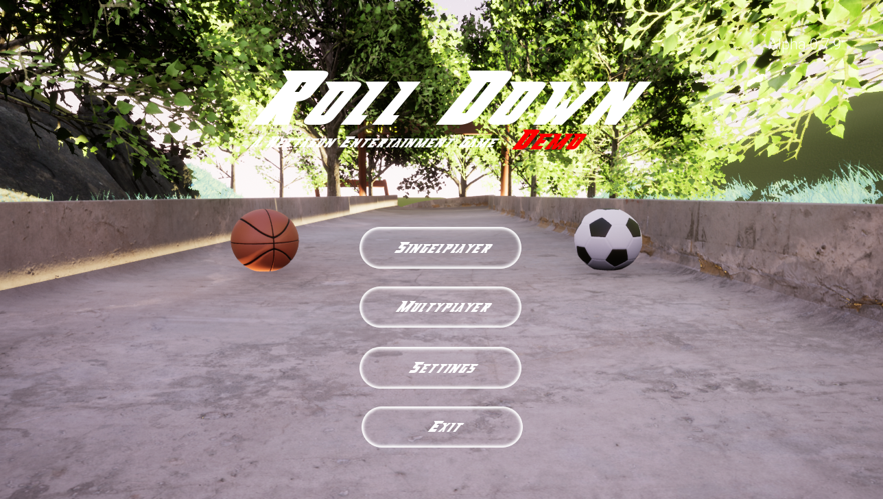 Hello every one! Just wanted to show you the new Main Menu of Roll ...