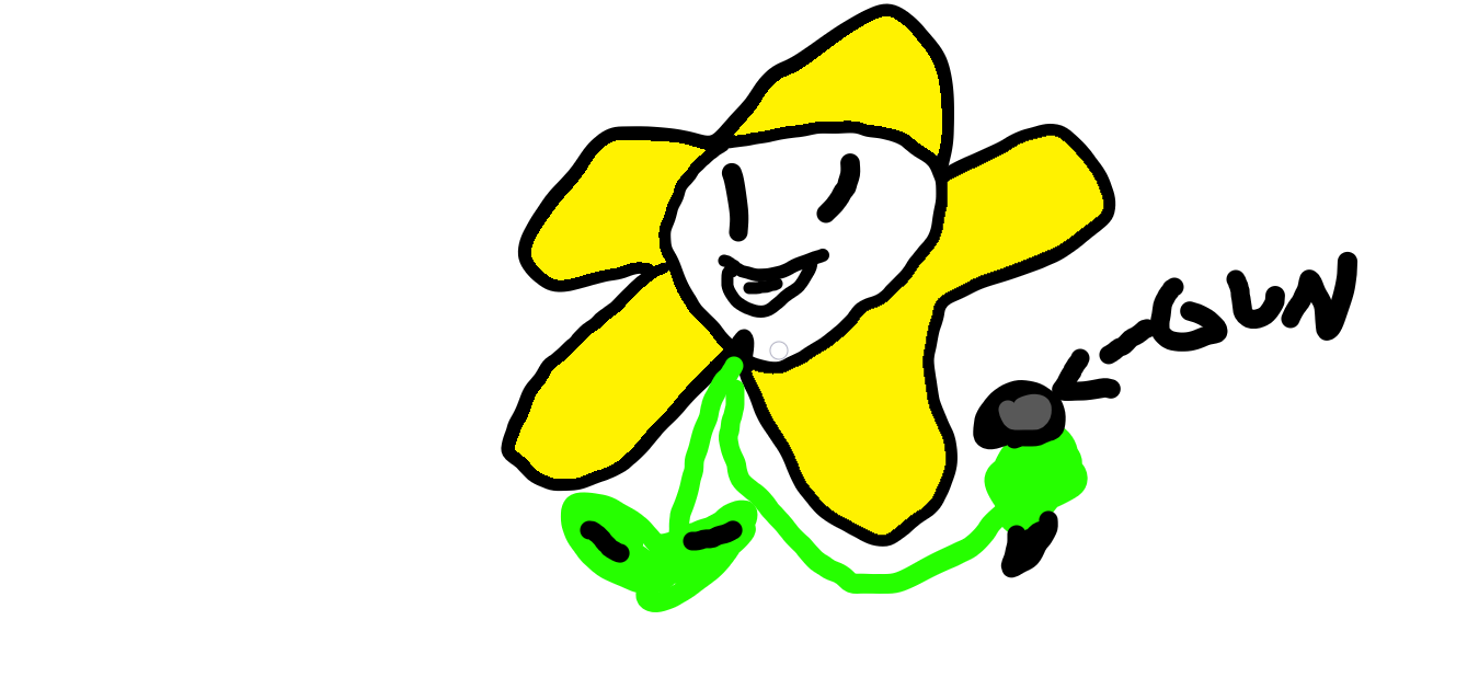 tymonTtymon on Game Jolt: "flowey in the gun"