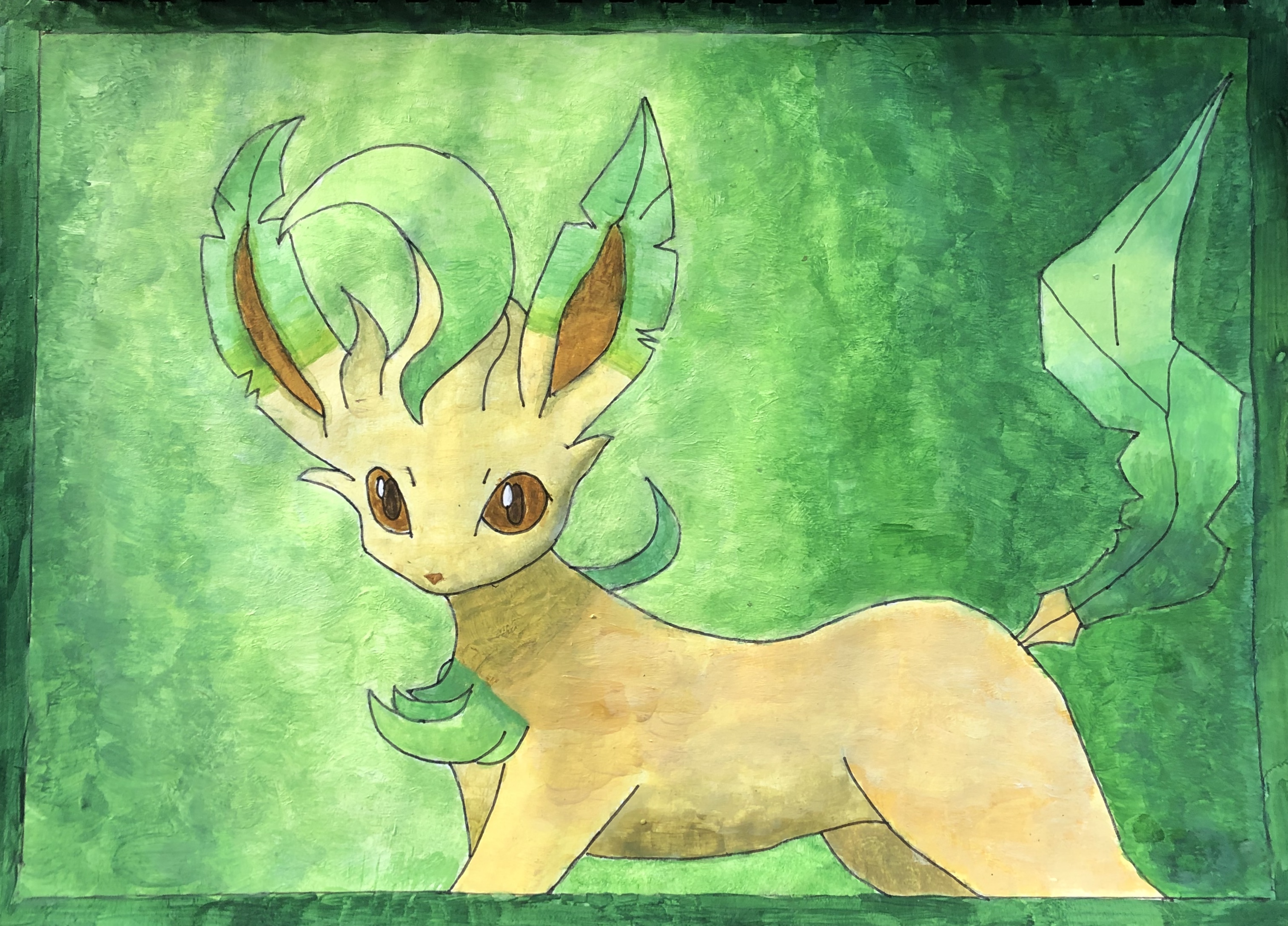 Viridescent Arts on Game Jolt: "An acrylic painting of a Pokémon ...