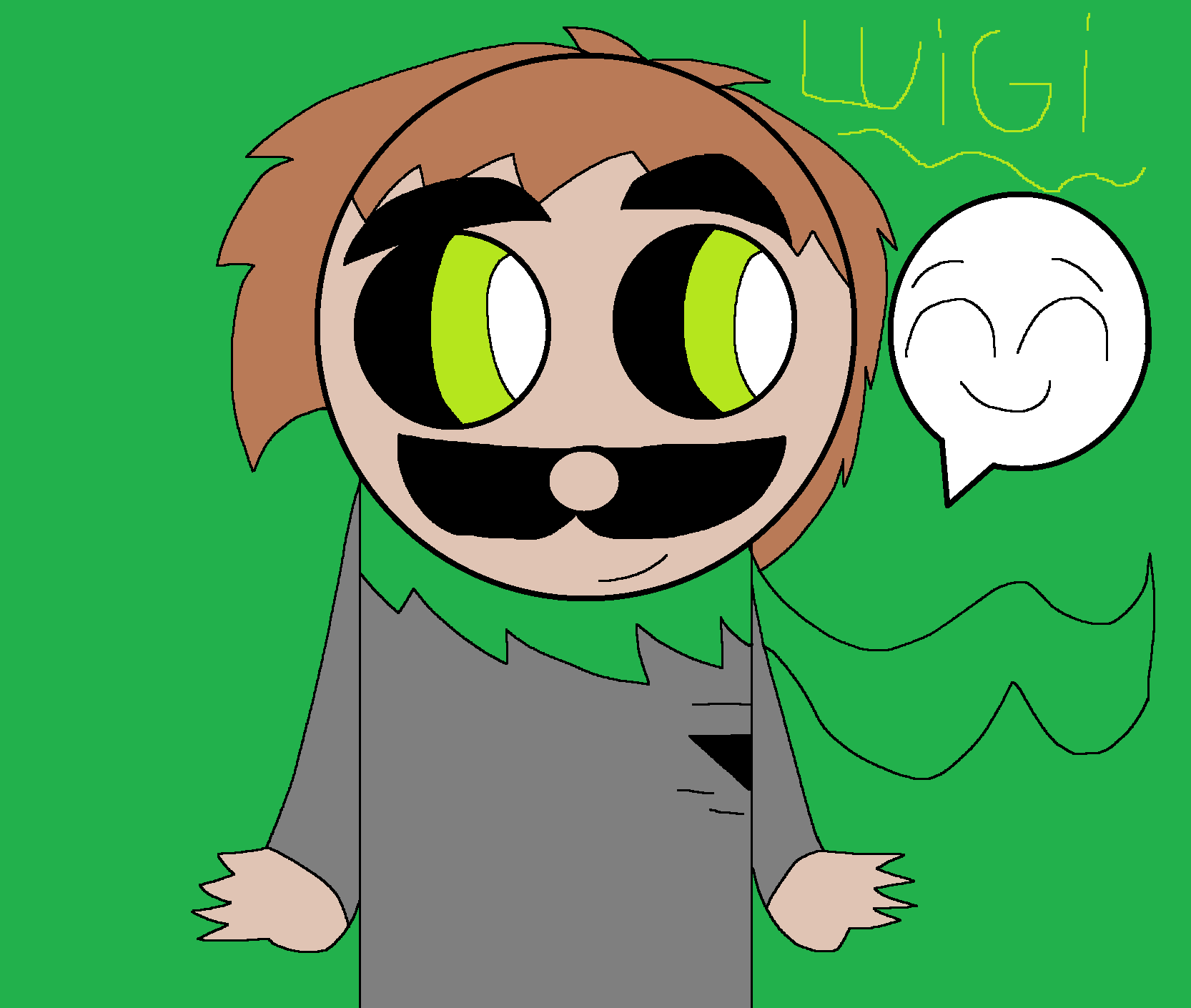 Luigi&Mario25 on Game Jolt: "UwU eh I desided to make "Undertoad" Luigi ...