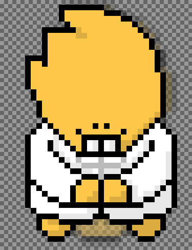 I was making the Alphys sprite when I accidentally created this. I ...