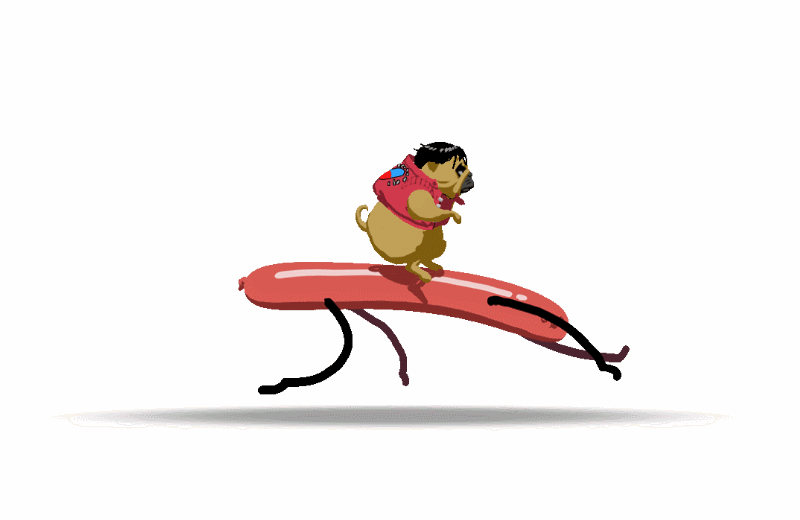 Over 9000! - Pug Riders by idlebirch