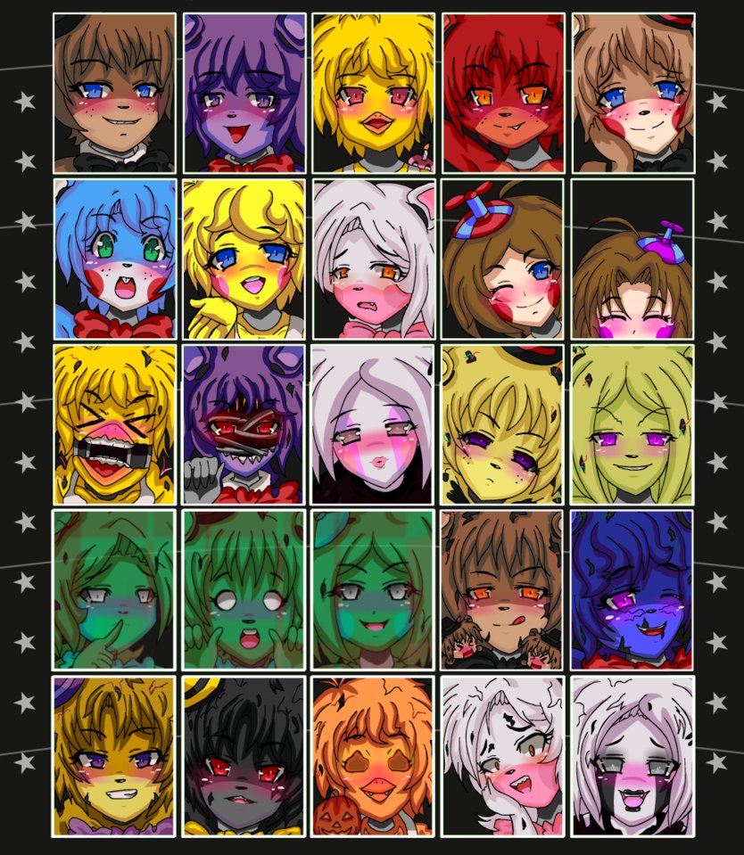 i talk (finally) about the fnia ucn fanart by mairusu - ONIA = One ...