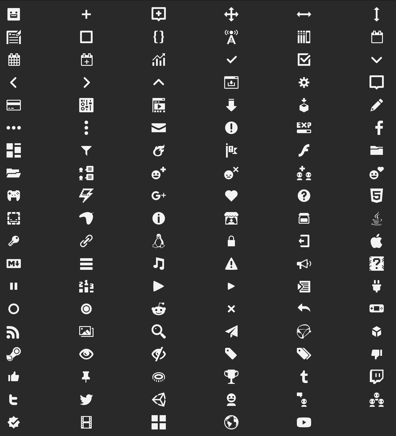 New icons on Game Jolt! They're no longer pixel art, which allows u ...