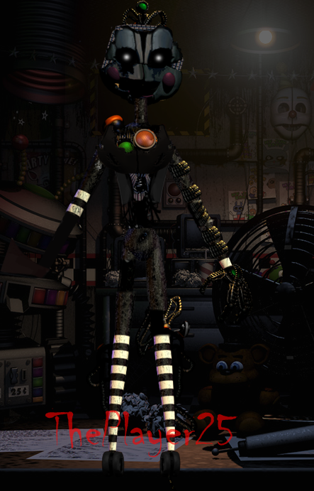 ㄒ卄乇卩ㄥ卂ㄚ乇尺25 on Game Jolt: "Scrap Ennard and Scrap Puppet! #fanart"