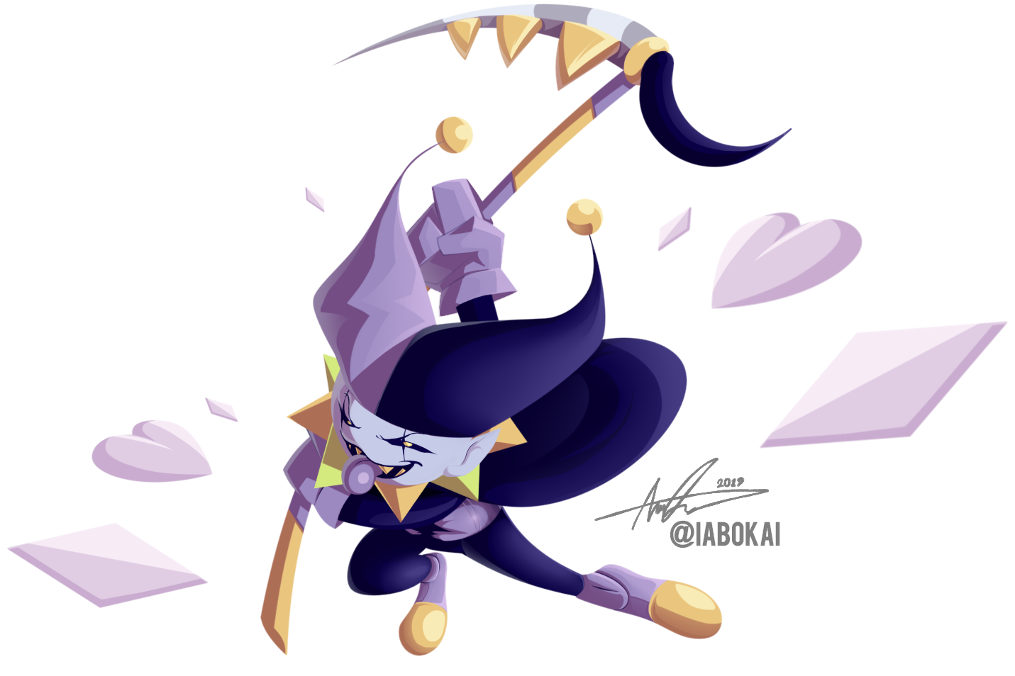 iAbokai on Game Jolt: "As many requested, here's Jevil from Deltarune ...