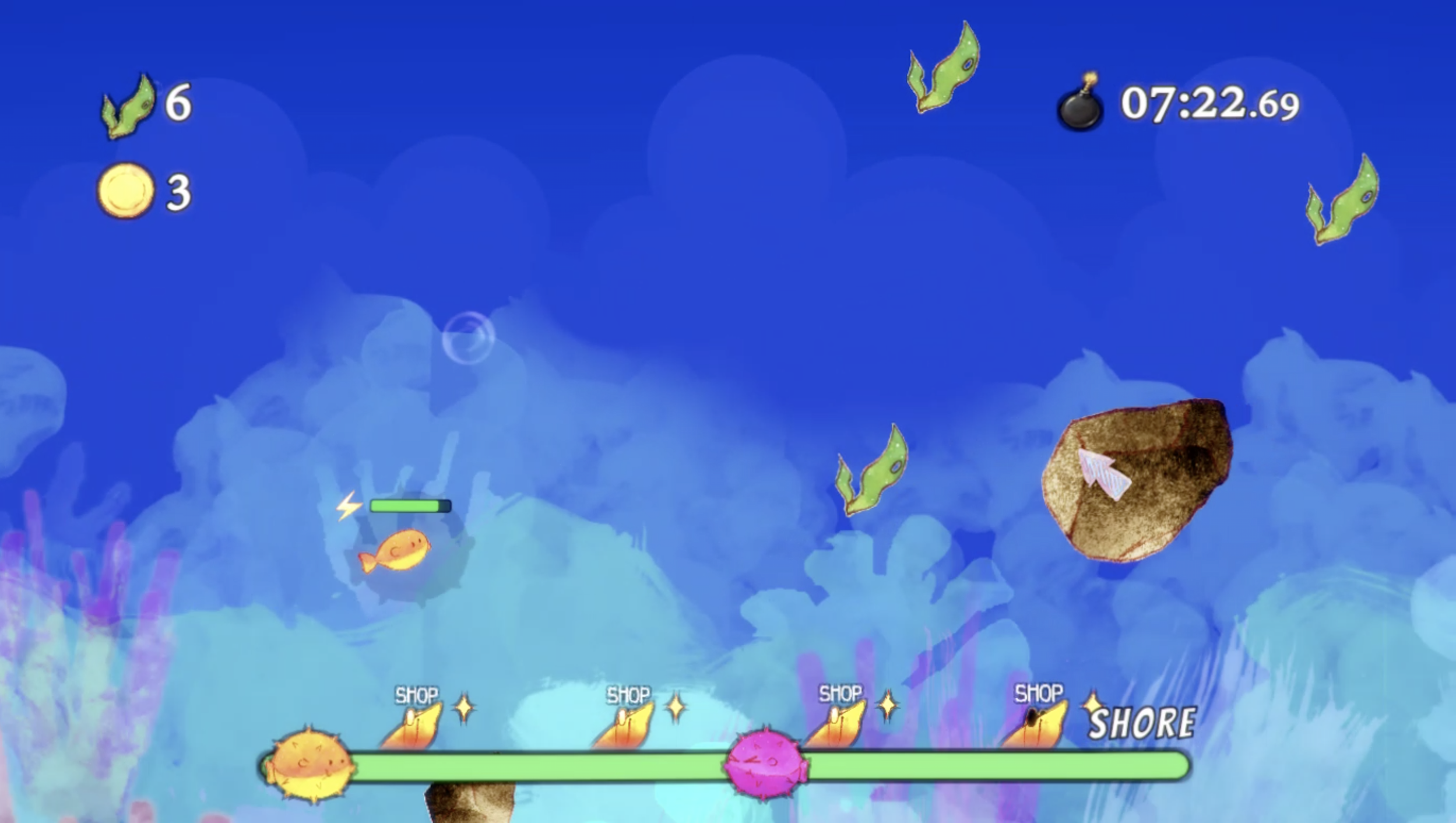 Saving Mrs Pufferfish by CurieKiwi - Game Jolt